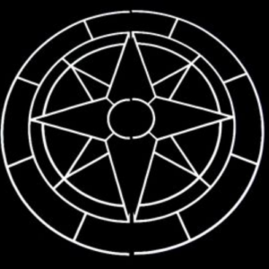 Compass Star - N, S, E, W letters included - Universal Templates
